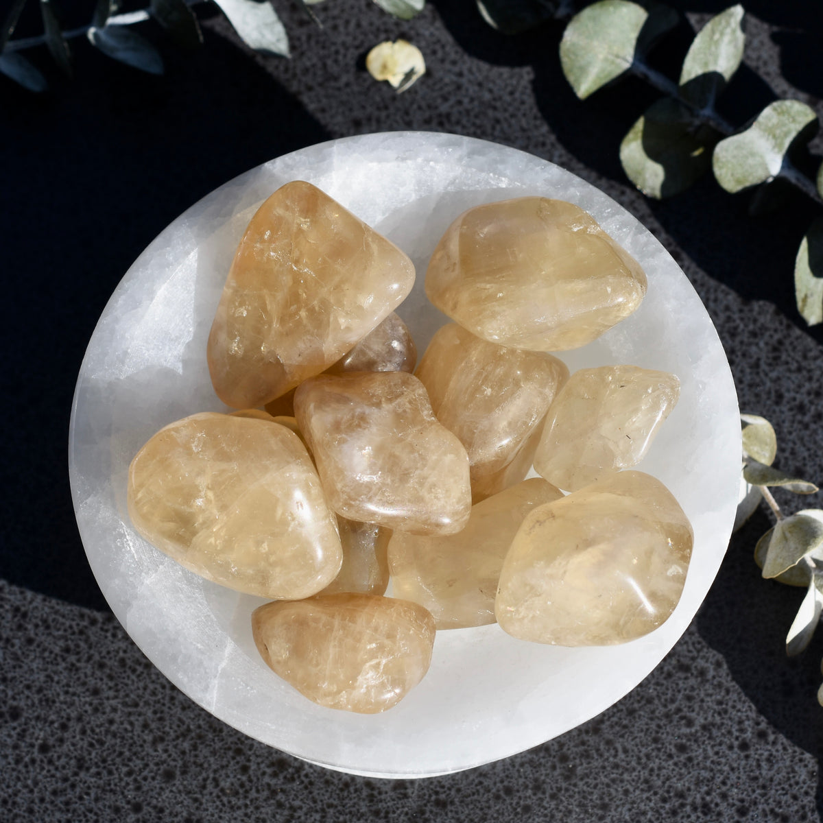 Natural Citrine Tumbled Crystal - Not Heat Treated – Clary Hollow LLC