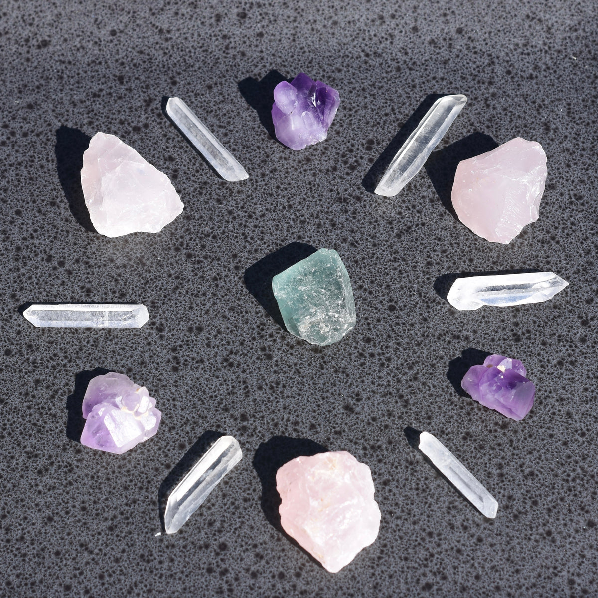 Crystal Grid for Compassion, Self Love and Heart Healing – Clary Hollow LLC